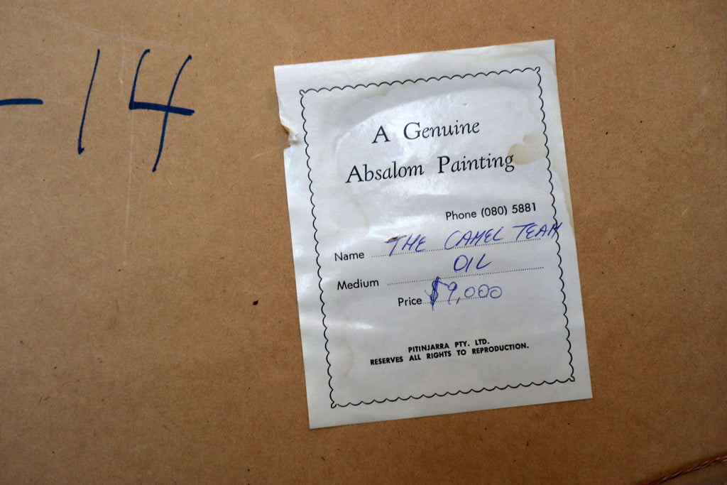 Jack Absalom (1927-2019) Monumental Original Oil Painting on Board 'Th ...