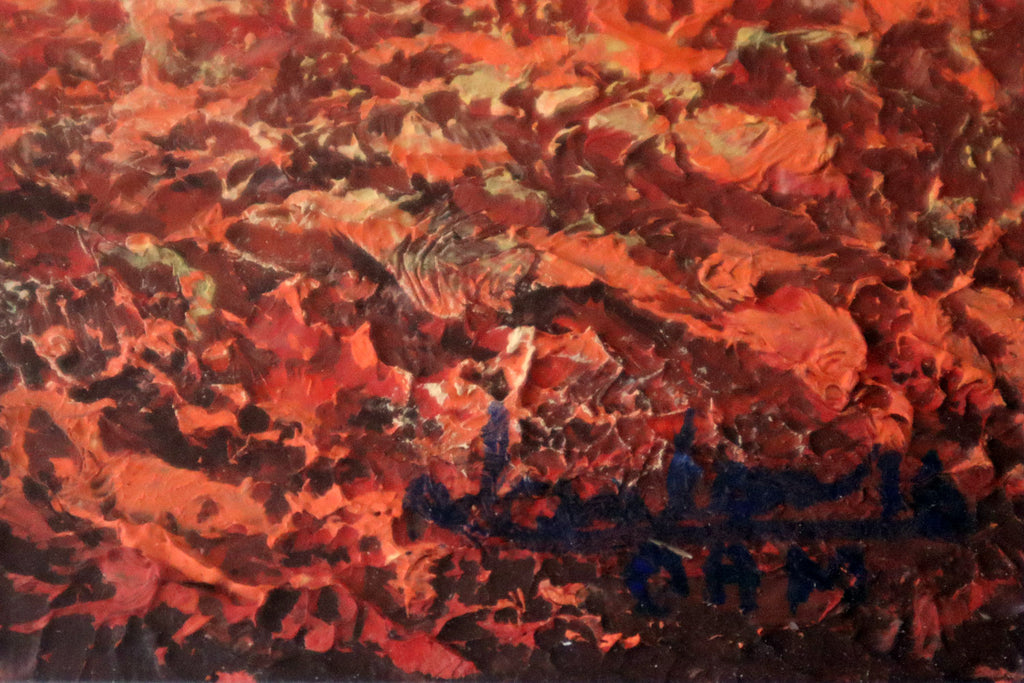 Jack Absalom (1927-2019) Original Oil Painting on Canvas 'The Toolmake ...