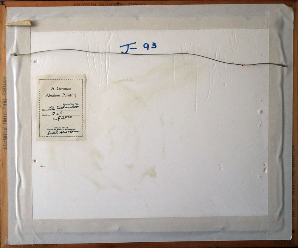 Jack Absalom (1927-2019) Original Oil Painting on Canvas 'The Toolmake ...
