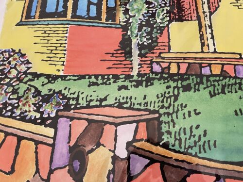 Howard Arkley (1951-1999) Limited Edition Giclee Print 'Triple Fronted ...