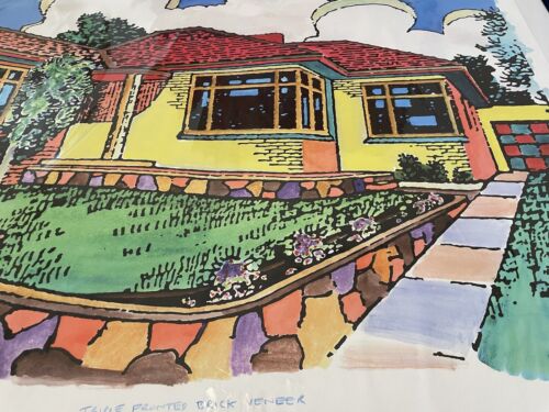 Howard Arkley (1951-1999) Limited Edition Giclee Print 'Triple Fronted ...
