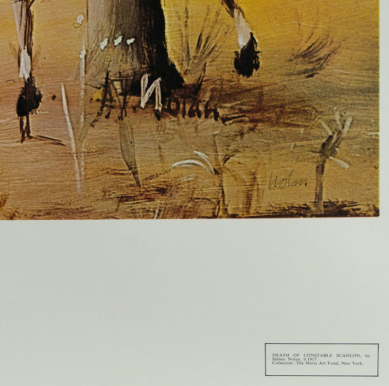 Sidney Nolan (1917-1992) Limited Edition Signed "Death of Constable Sc ...