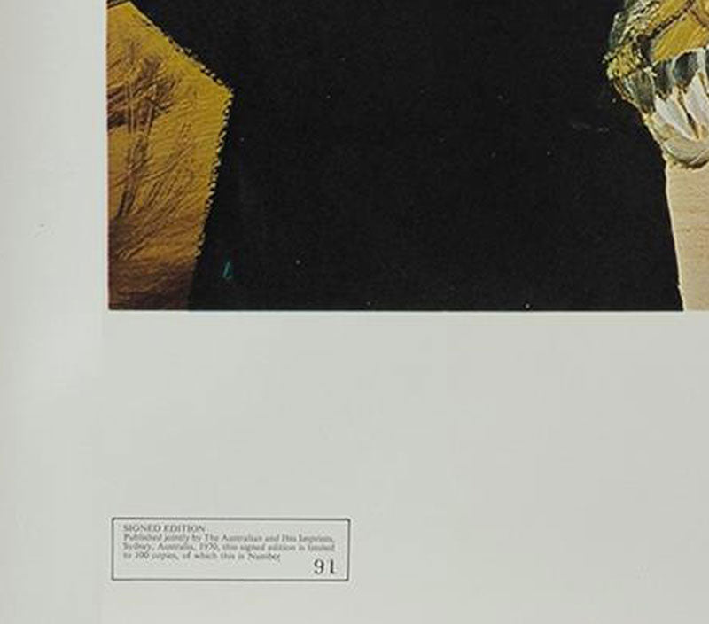 Sidney Nolan (1917-1992) Limited Edition Signed "Death of Constable Sc ...