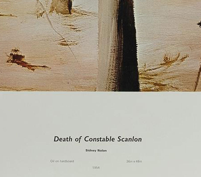 Sidney Nolan (1917-1992) Limited Edition Signed "Death of Constable Sc ...