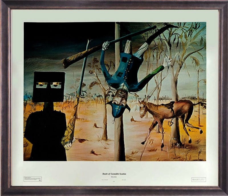 Sidney Nolan (1917-1992) Limited Edition Signed "Death of Constable Sc ...